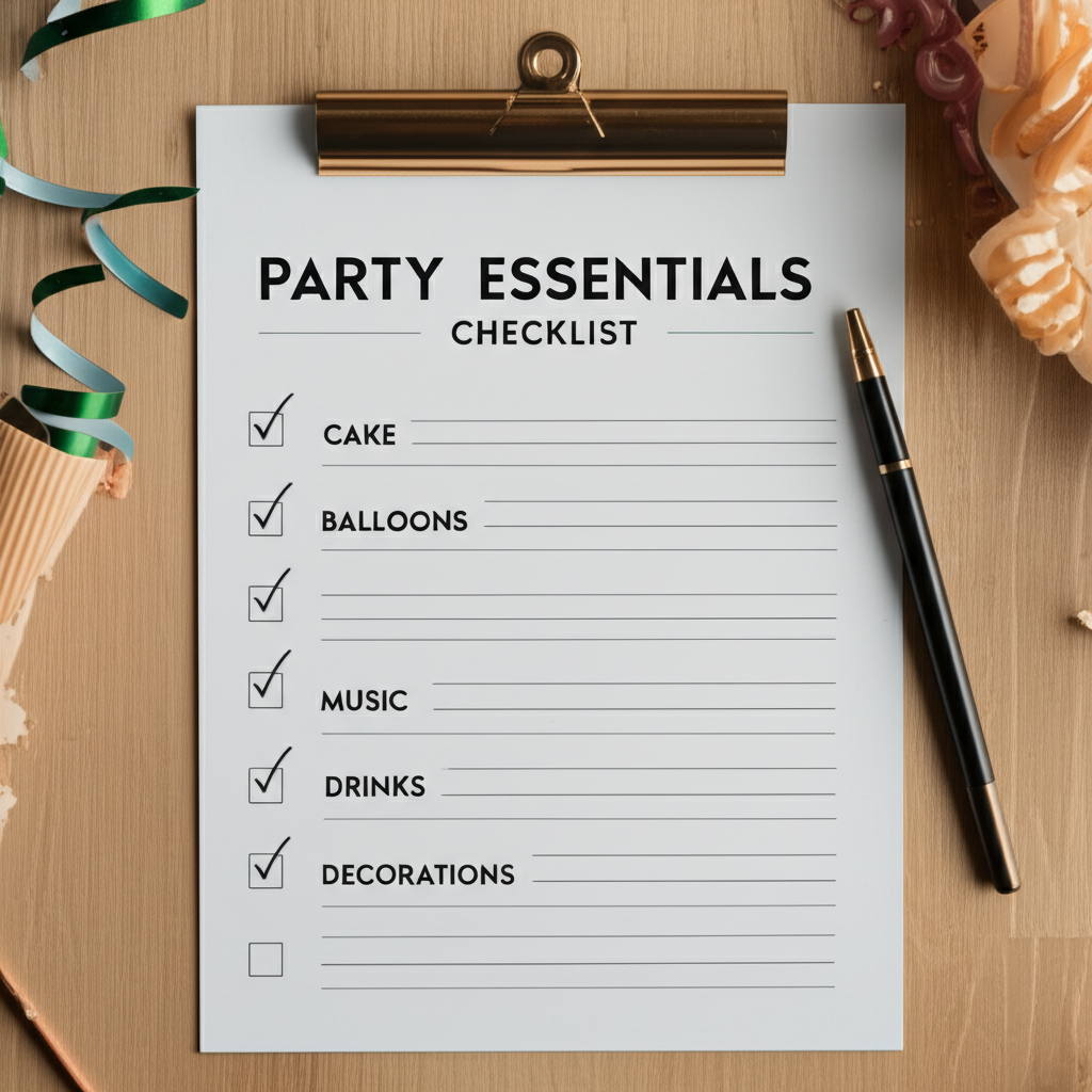 Category: Party Planning Checklists - Party Checklist