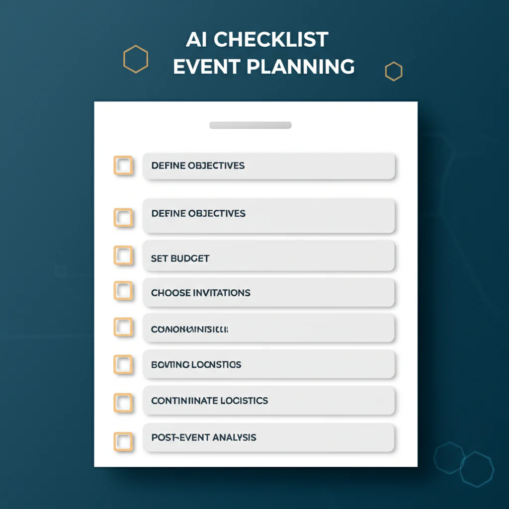 9 Must-Have AI Event Planning Assistant Checklist Tips (2025) 🤖 - Party ...