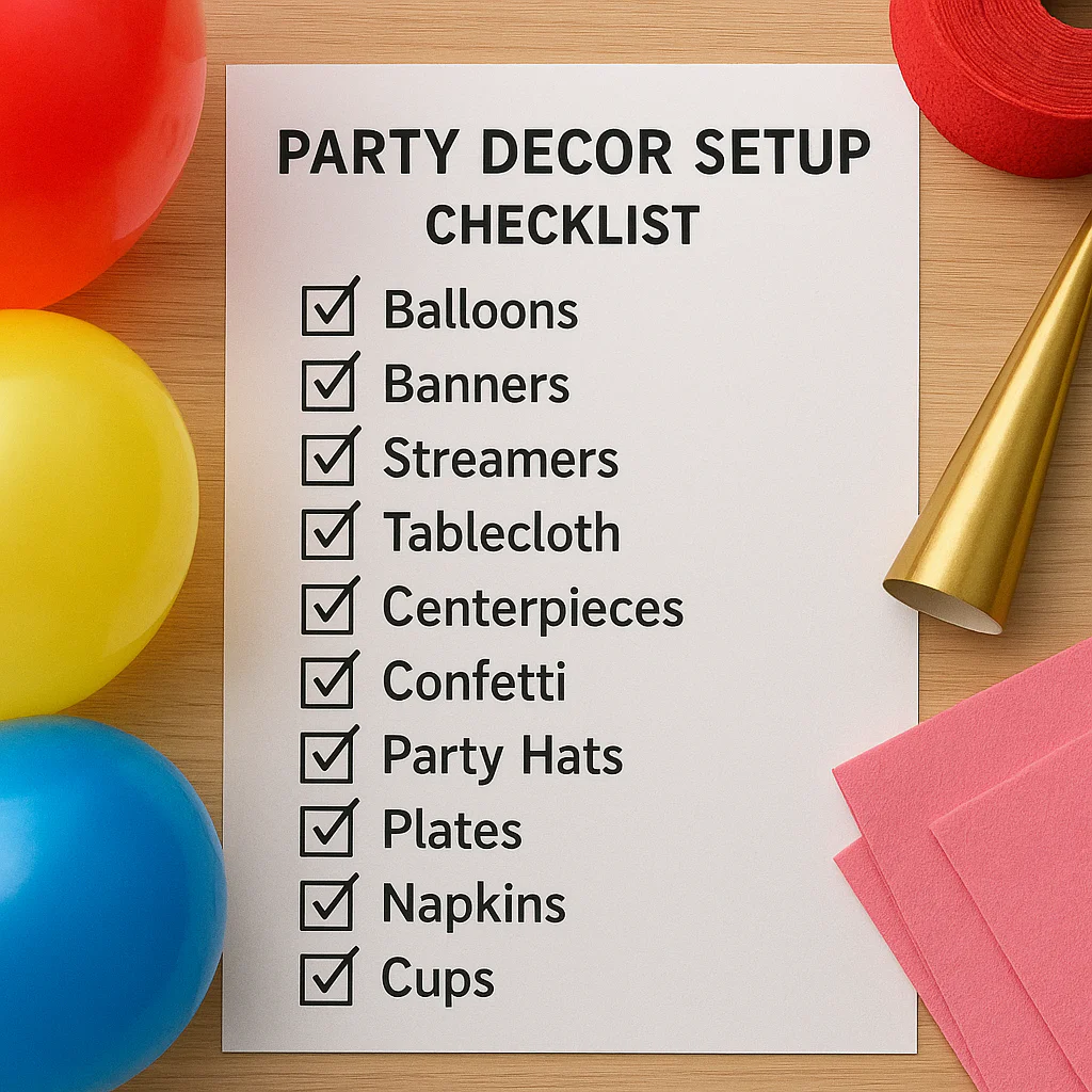 🎉 12-Step Party Decor Setup Checklist for 2026: The Ultimate Guide ...